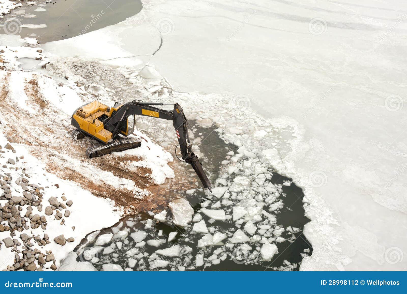 Breaking the ice stock photo. Image of iceberg, transportation - 28998112