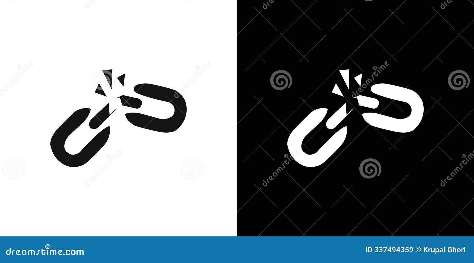 Breaking Icon Flat Line Illustration Stock Vector - Illustration of ...