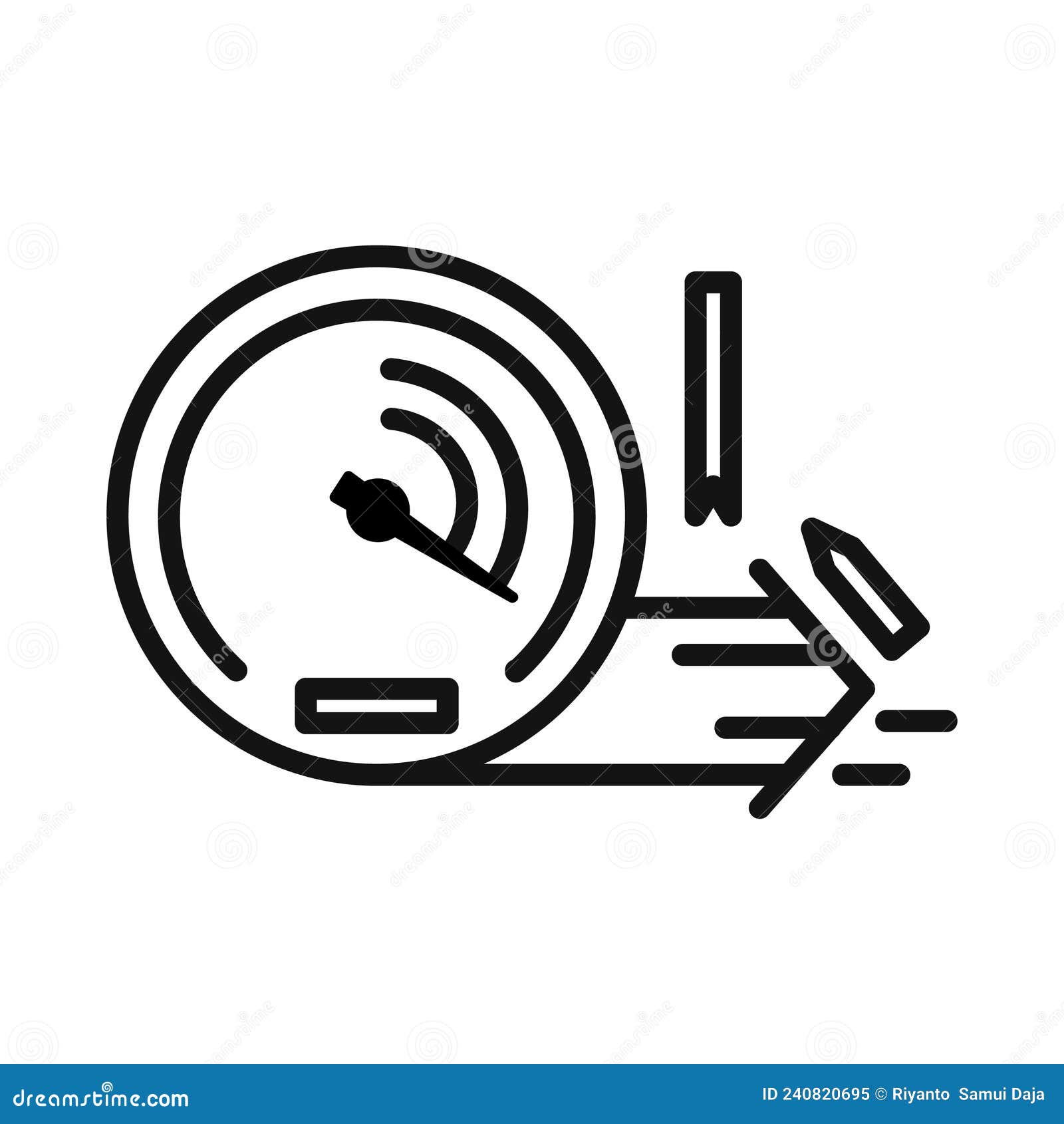 Breaking Limits Black and White Icon Illustration Stock Vector ...