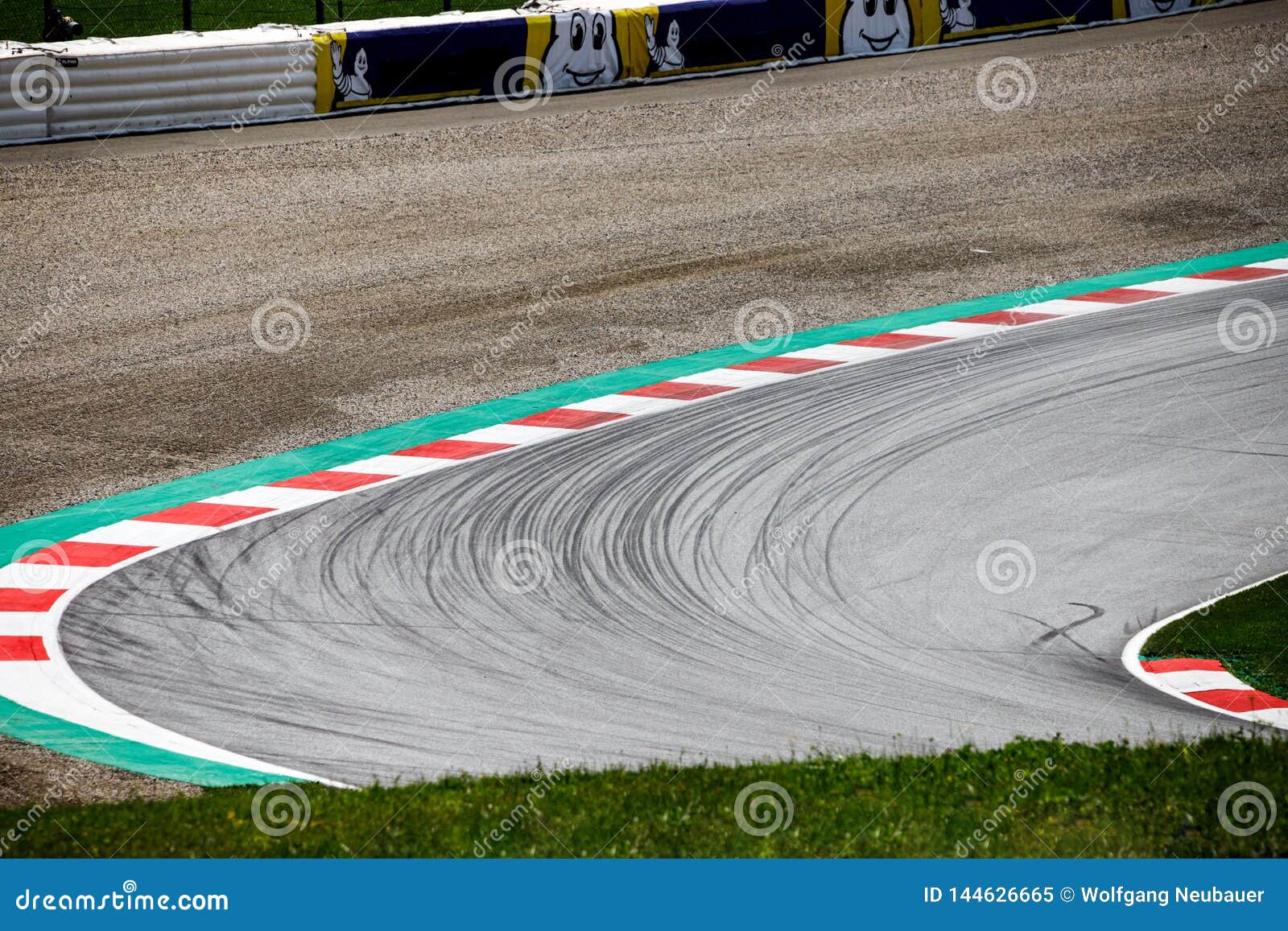 Breaking Lines in a Corner at a Raceway Stock Image - Image of drift ...