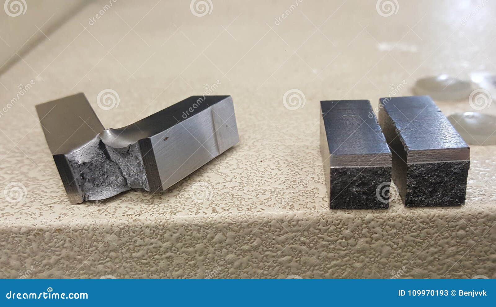 Breaking Metal Bar Testing Evidence Stock Image - Image of resident ...