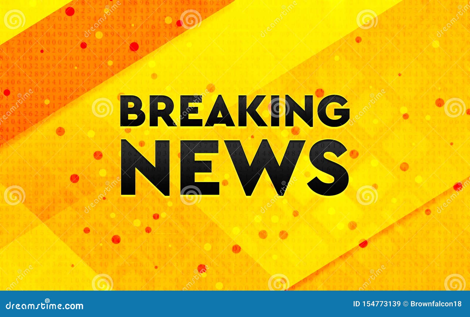 Breaking News Abstract Digital Banner Yellow Background Stock ... Breaking News Abstract Digital Banner Yellow Background Stock ...