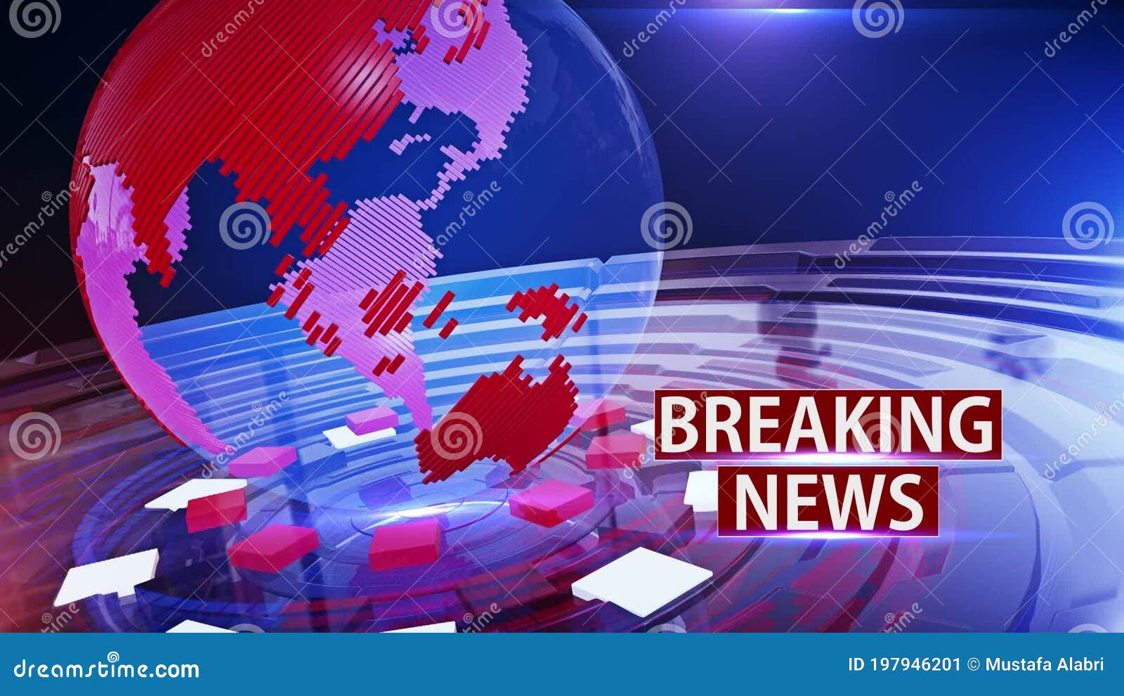 Breaking News Background Loop Stock Video - Video of modern, room ...