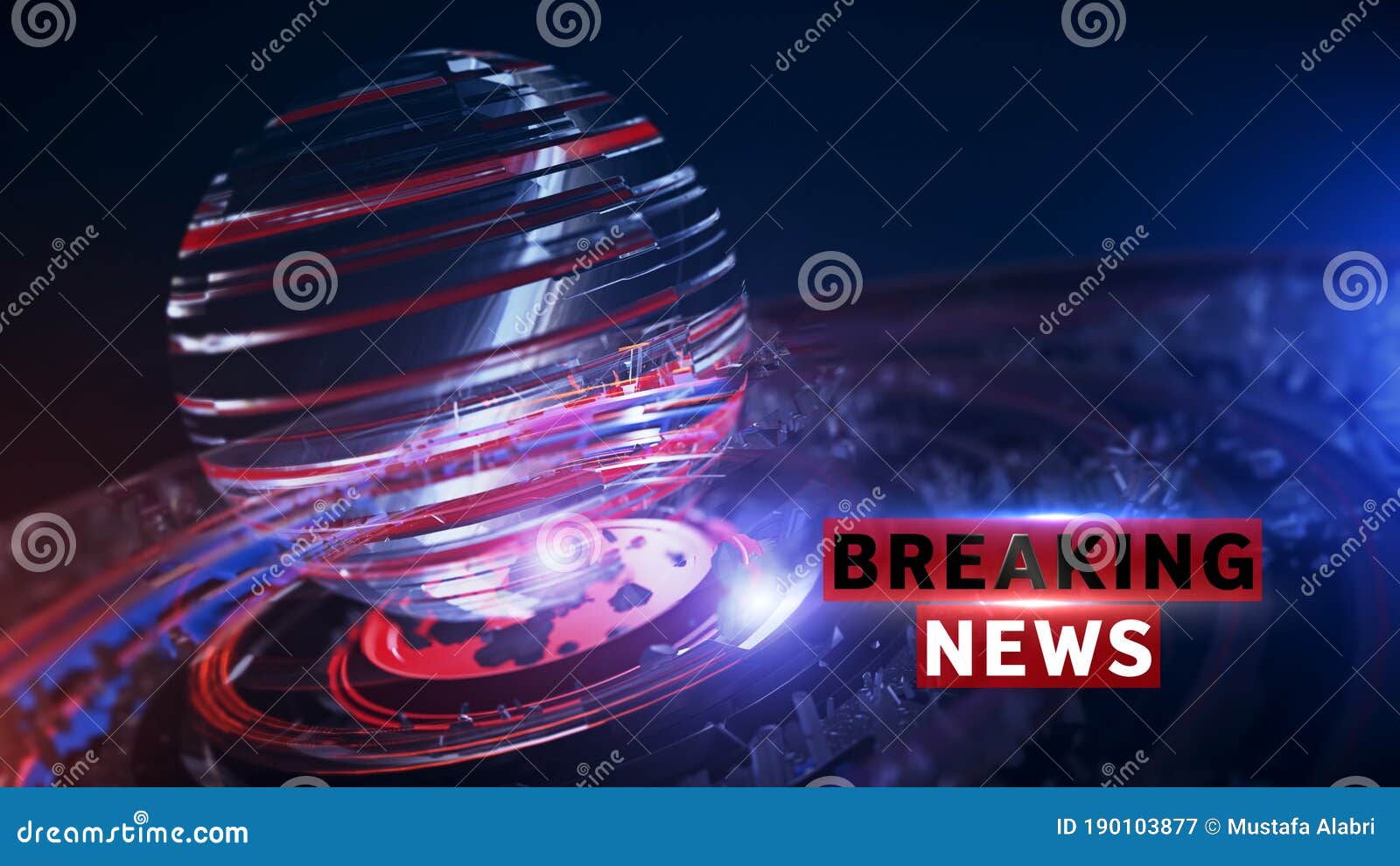 BREAKING NEWS Background Looped, Digital World Breaking News Studio ...