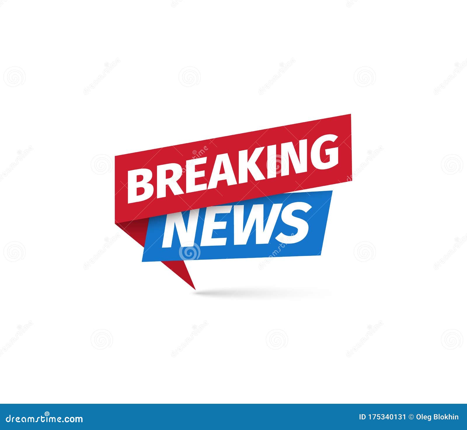 Breaking News Isolated Vector Icon. Sign of Main News on White ...