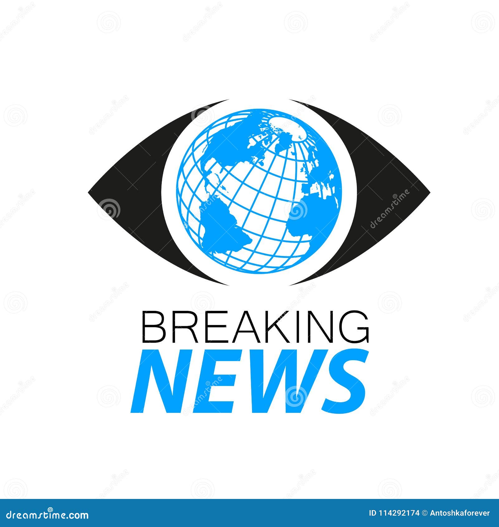 Breaking News Logo Template Stock Vector - Illustration of label, badge ...