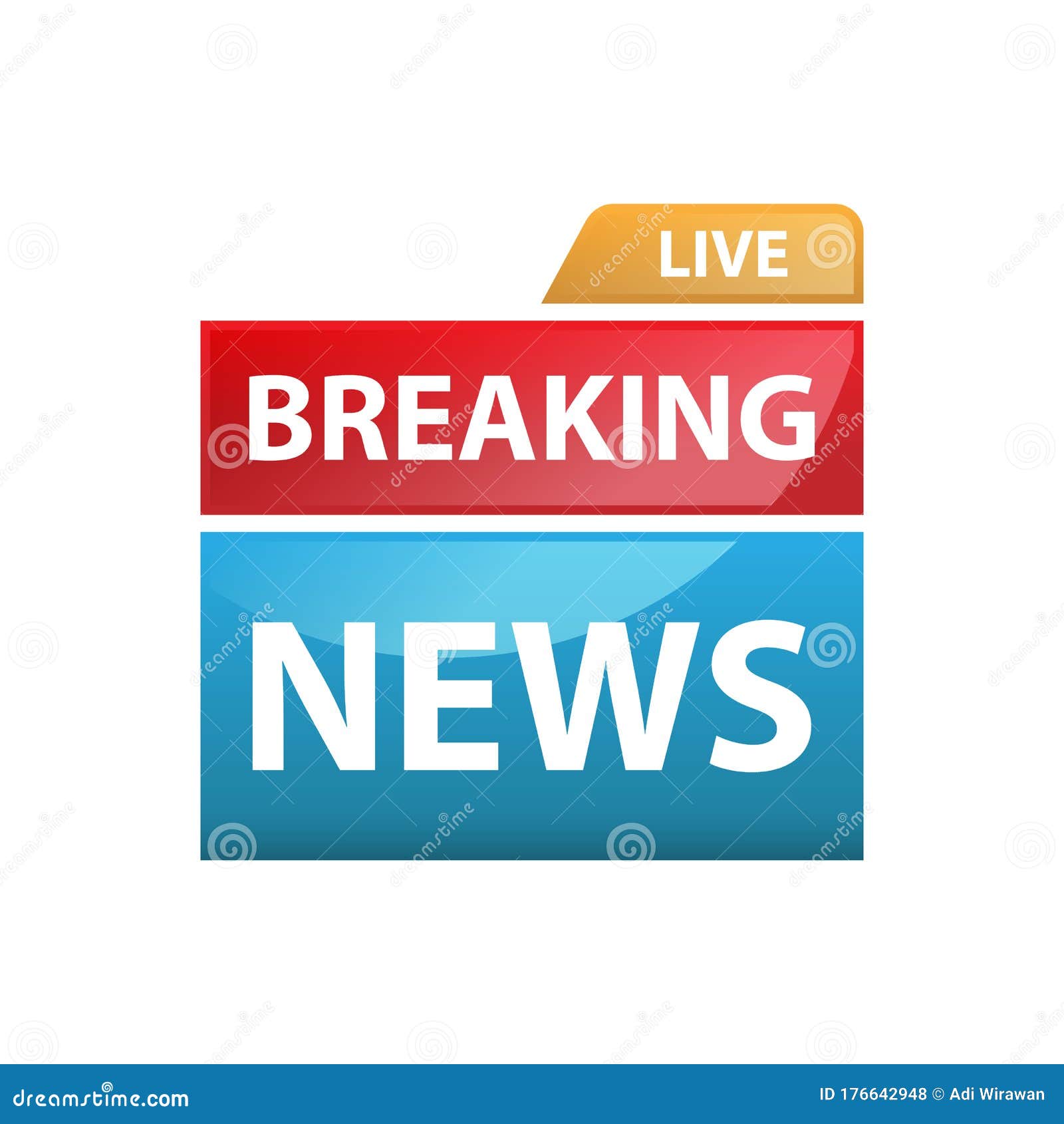 Breaking News Logo Vector Banner Stock Vector - Illustration of banner ...