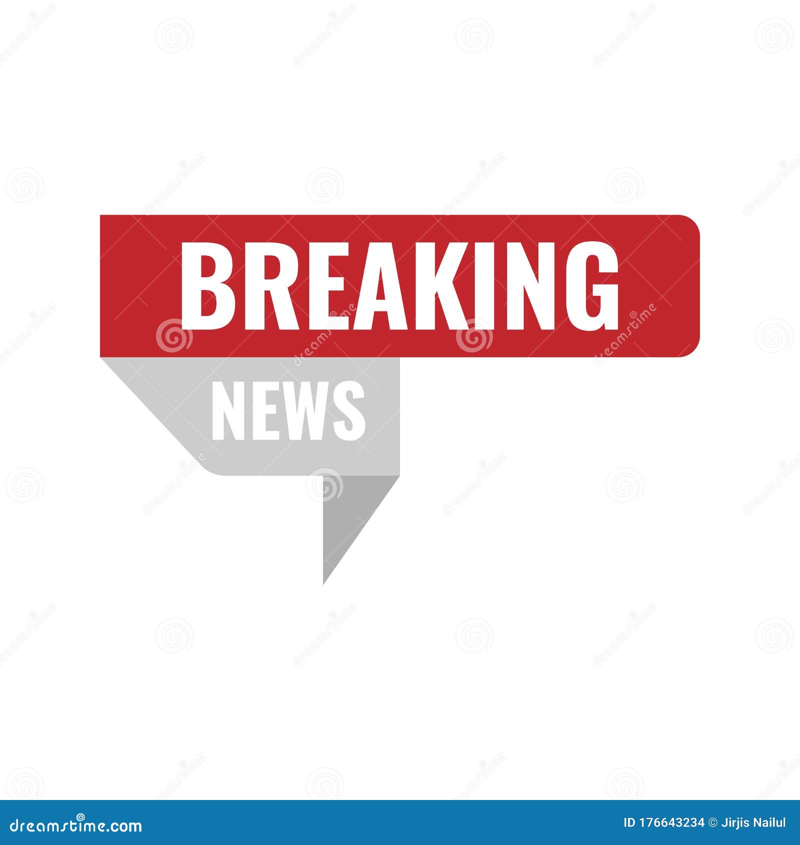Breaking News Vector Logo Banner Stock Vector - Illustration of graphic ...