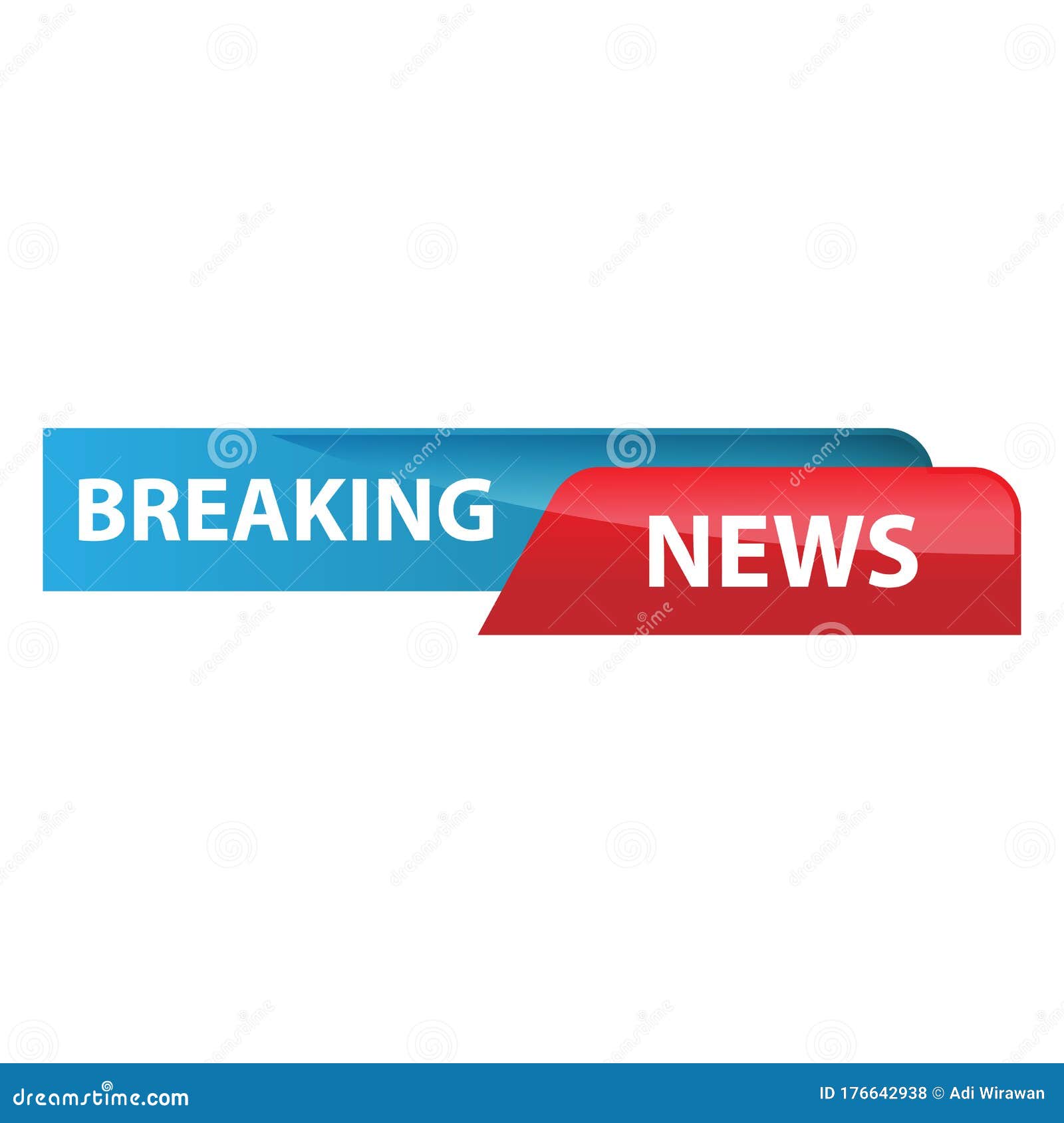 Breaking news logo vector stock vector. Illustration of report - 176642938