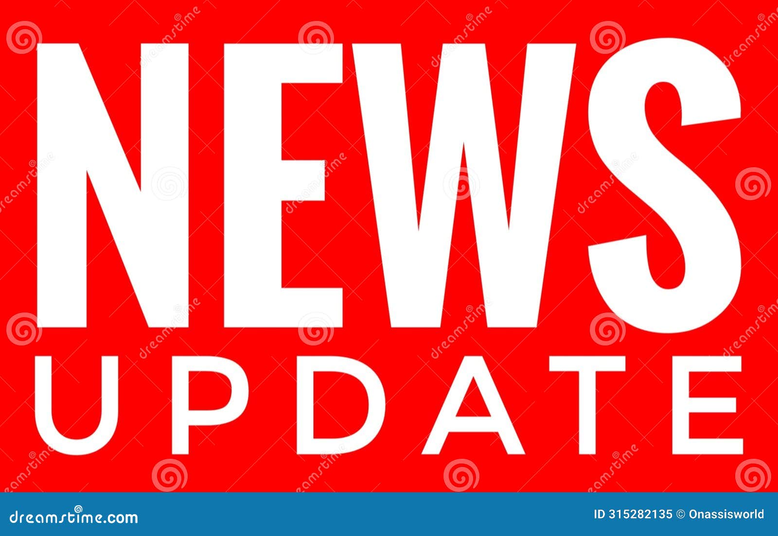 Breaking News Update Header Stock Illustration - Illustration of news ...