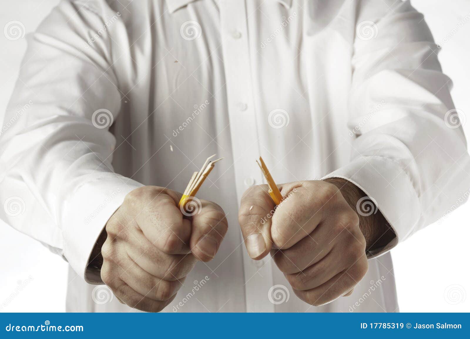 Breaking pencil stock image. Image of suit, rudeness - 17785319