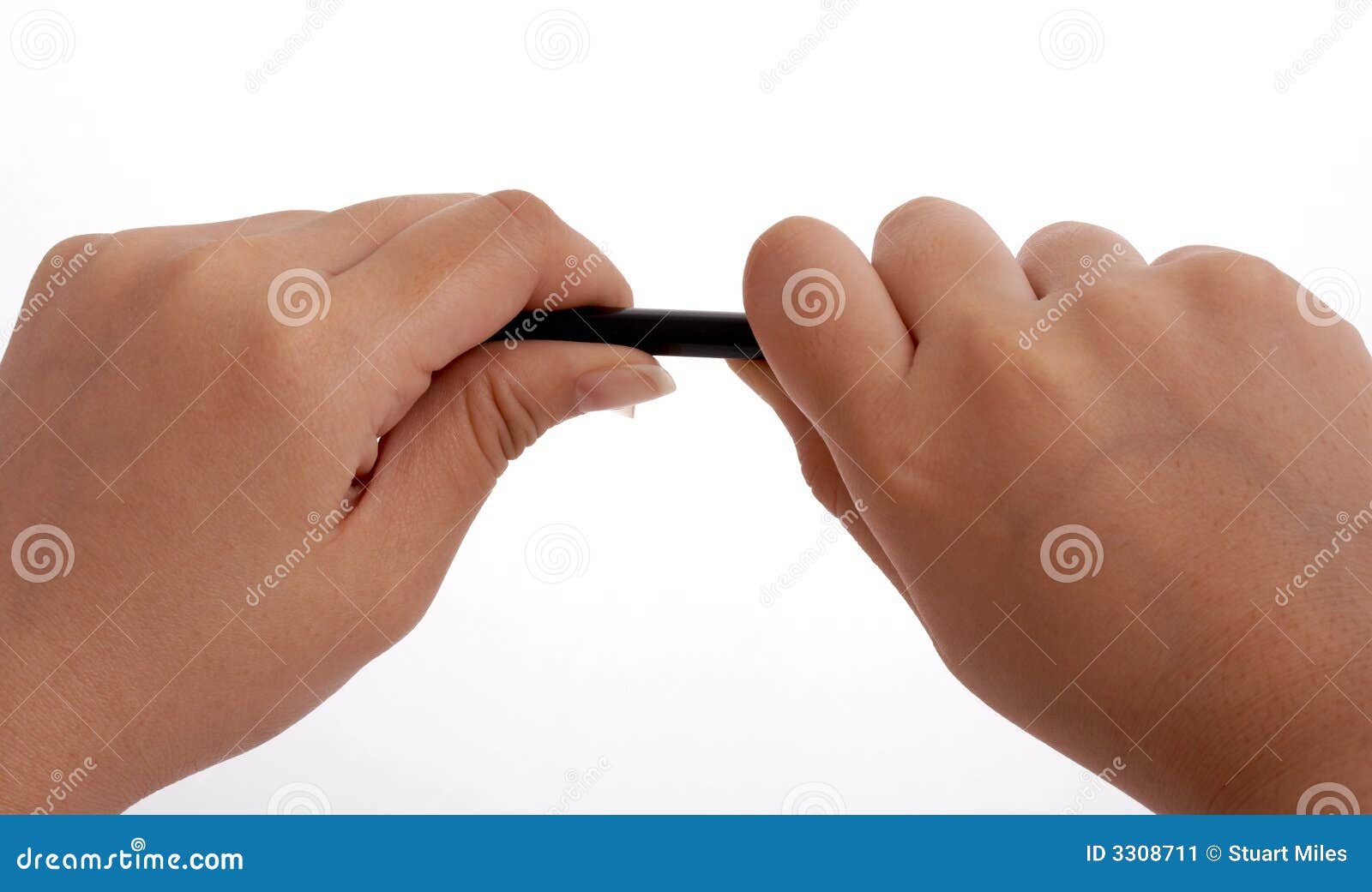 Breaking A Pencil Picture. Image: 3308711