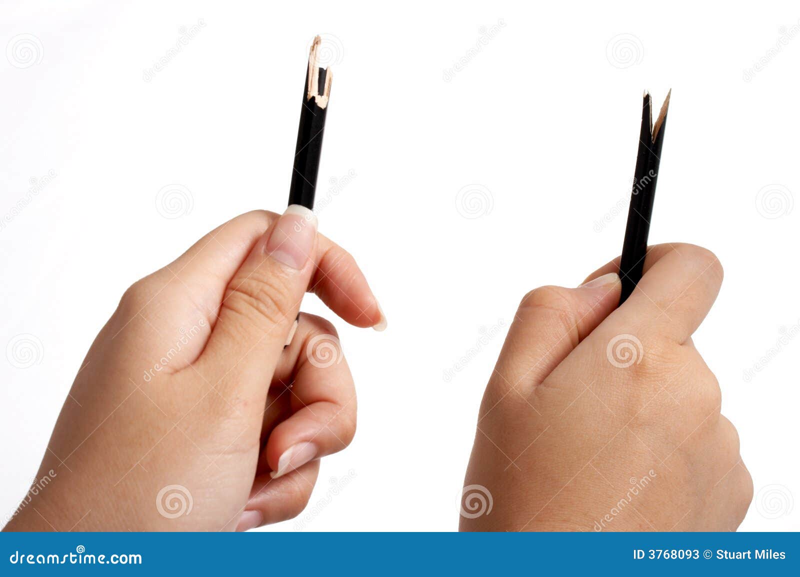 Breaking A Pencil Picture. Image: 3768093