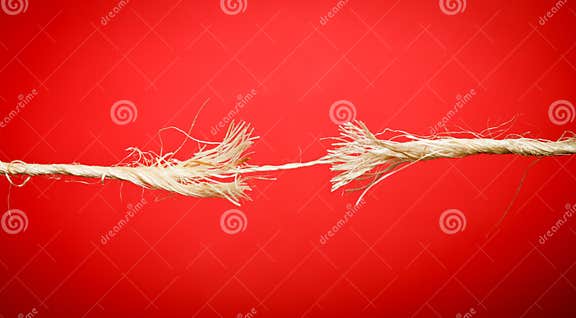 Breaking rope stock photo. Image of fibers, fail, holding - 18350142