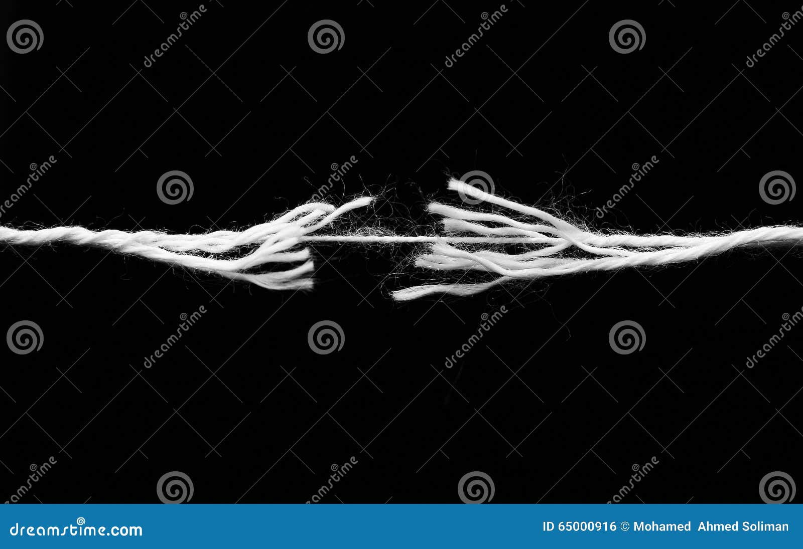 Breaking rope stock photo. Image of disconnecting, stretch - 65000916