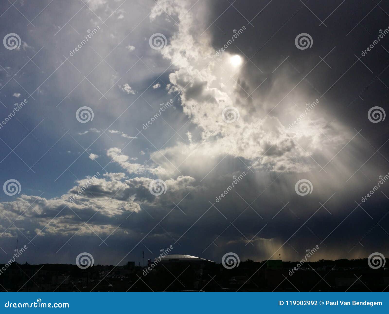 Breaking of storm clouds stock photo. Image of clouds - 119002992