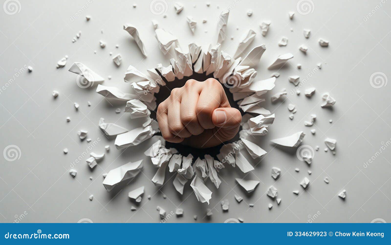 Breaking through: a Symbol of Perseverance Stock Image - Image of ...