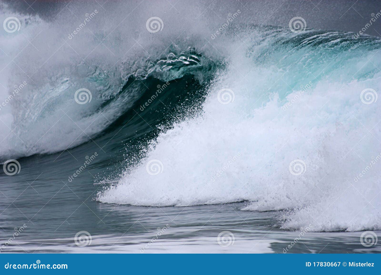 Breaking wave stock image. Image of translucent, green - 17830667