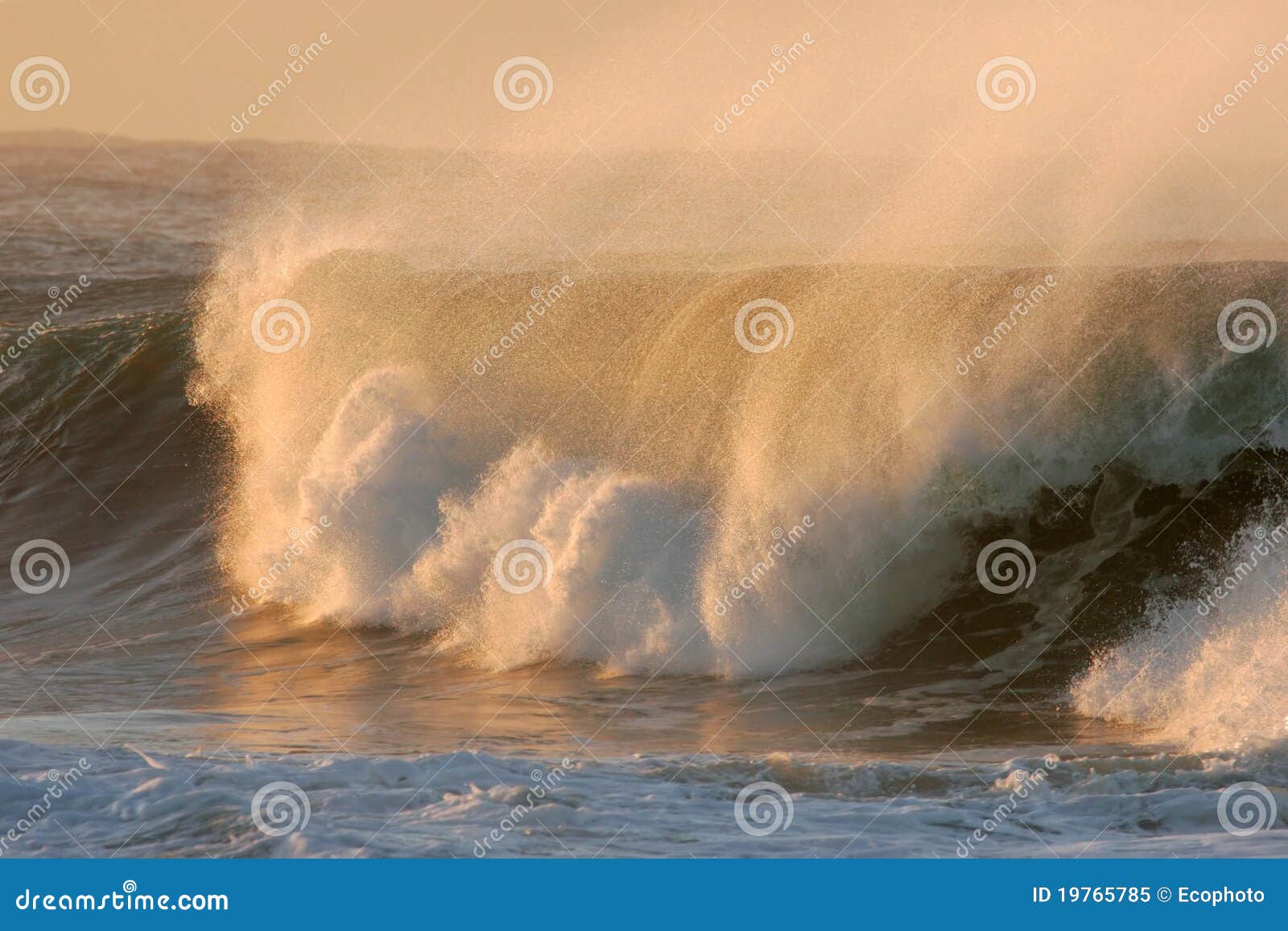 Breaking wave stock image. Image of seascape, water, rolling - 19765785