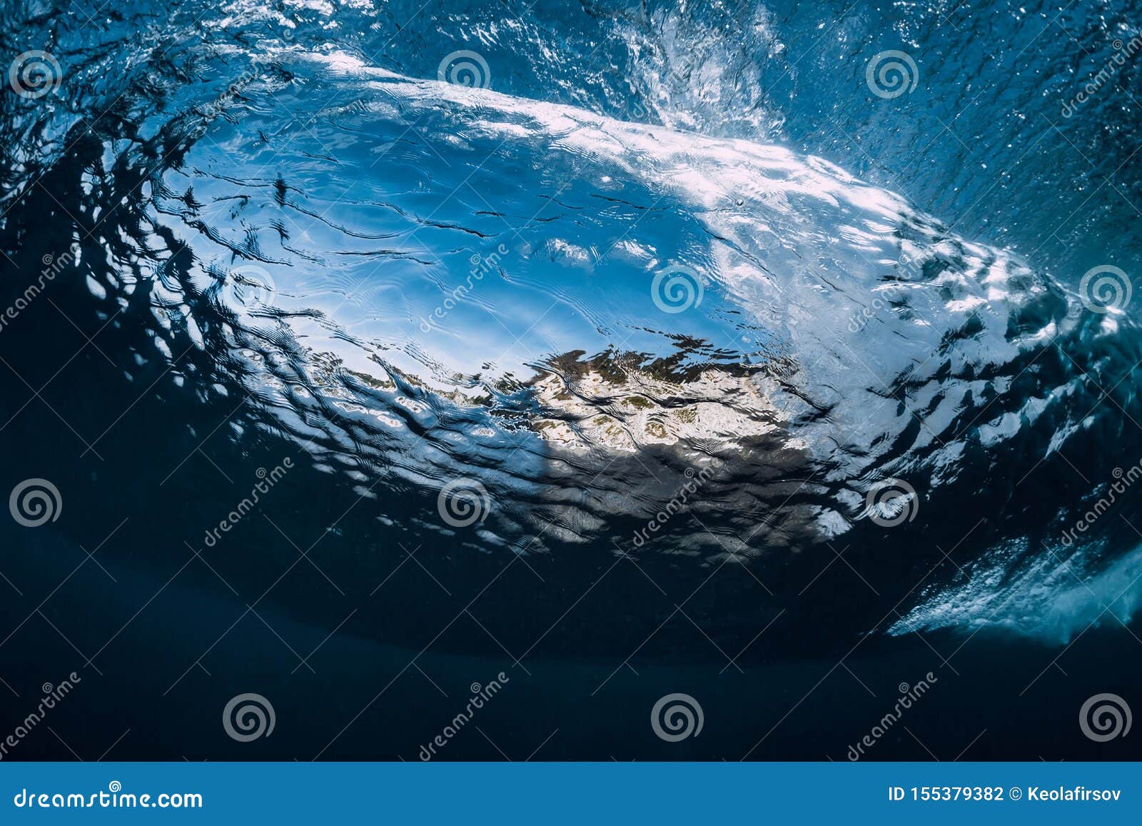 Breaking Wave in Underwater. Ocean in Underwater Stock Photo - Image of ...