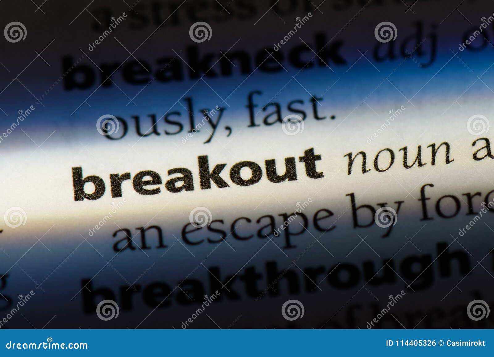 Breakout stock photo. Image of breakout, book, paper - 114405326