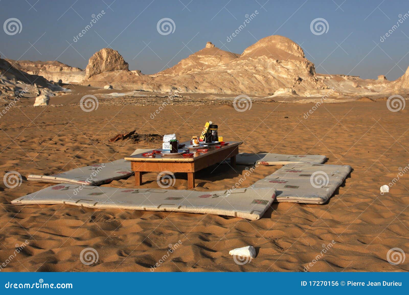 Breaksfast In Libyan Desert Royalty Free Stock Image - Image: 17270156