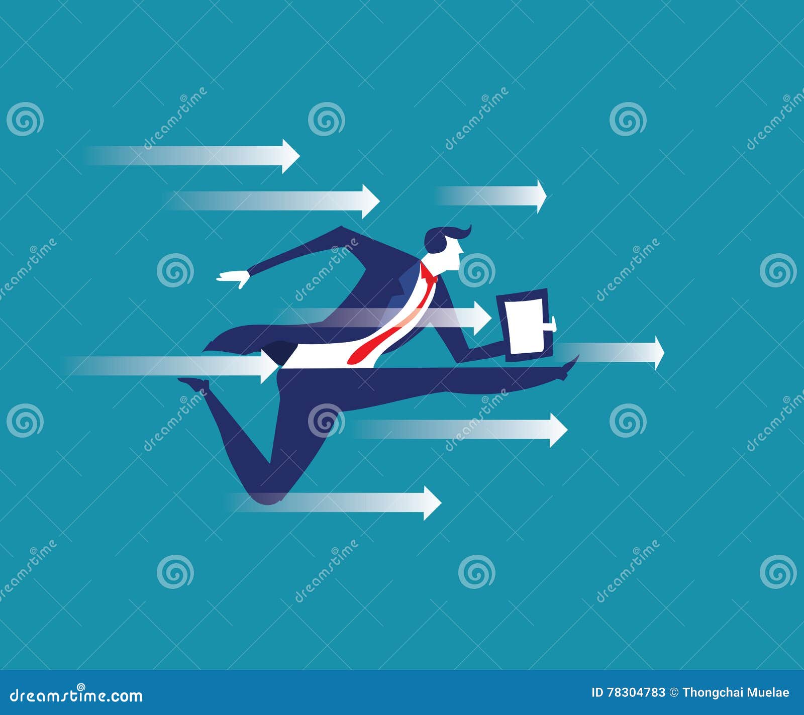 Breakthrough. Business Concept Illustration Stock Illustration ...