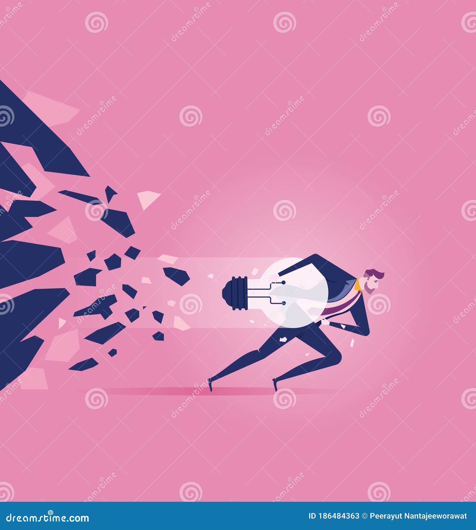 Breakthrough - Concept Business Vector Illustration Stock Vector ...