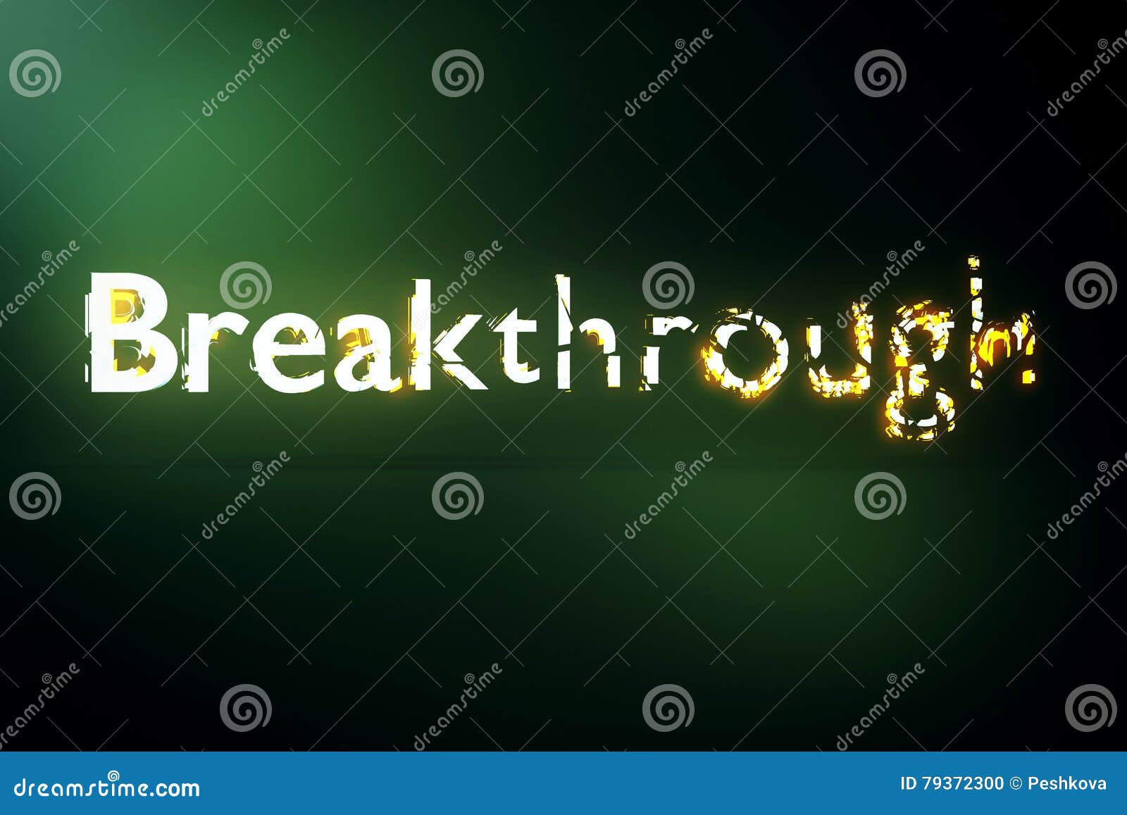 Breakthrough concept stock illustration. Illustration of creativity ...