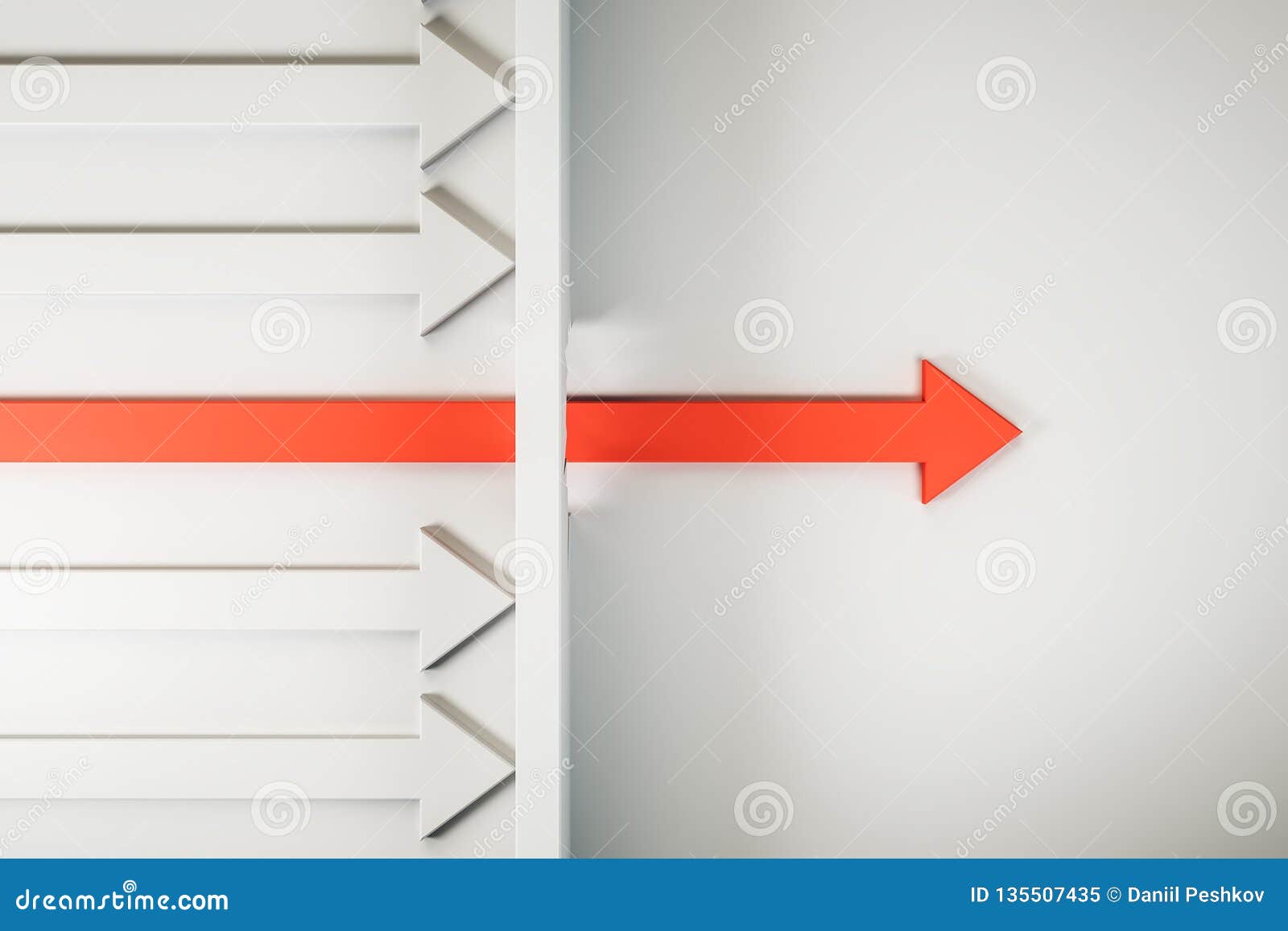 Breakthrough and Innovation Concept Stock Illustration - Illustration ...