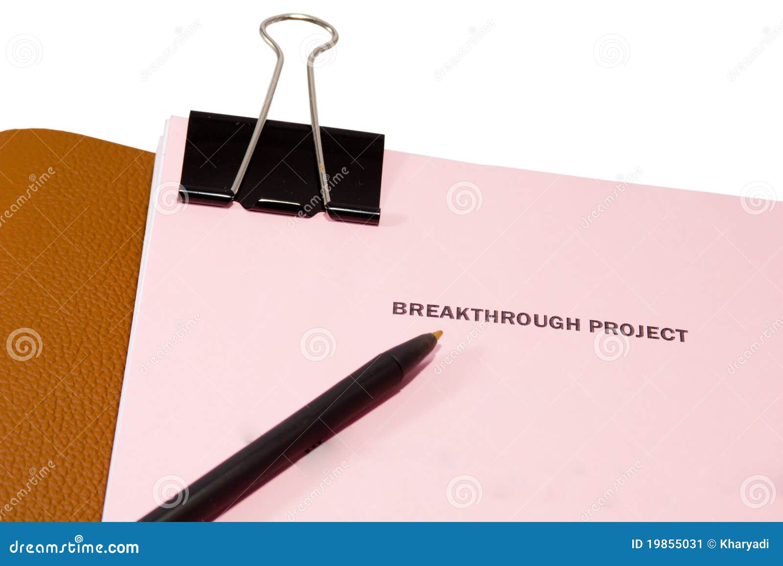 Project Proposal With Stack Of Documents. Royalty-Free Stock Image ...
