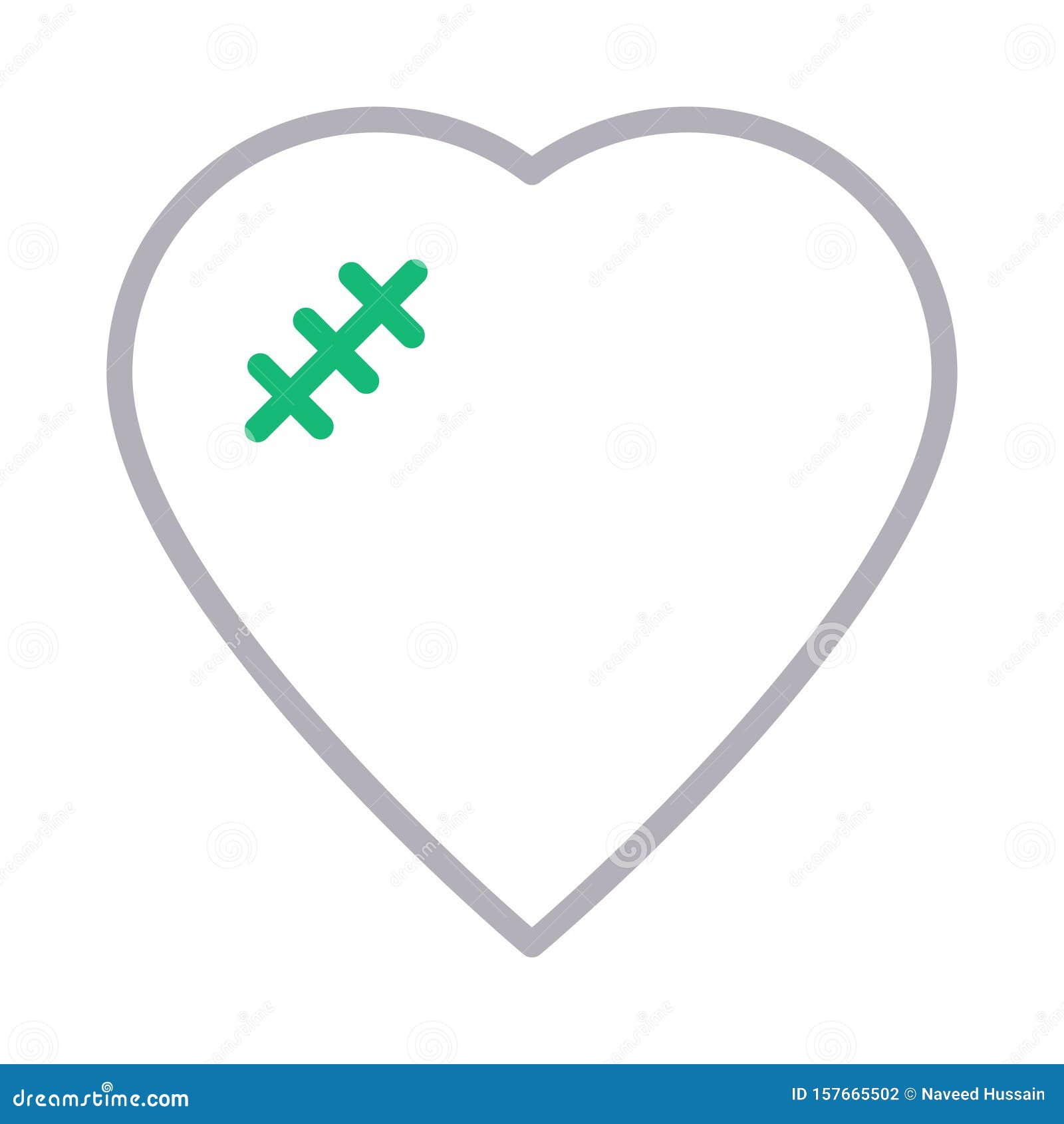 Breakup Colour Line Vector Icon Stock Vector - Illustration of hurt ...