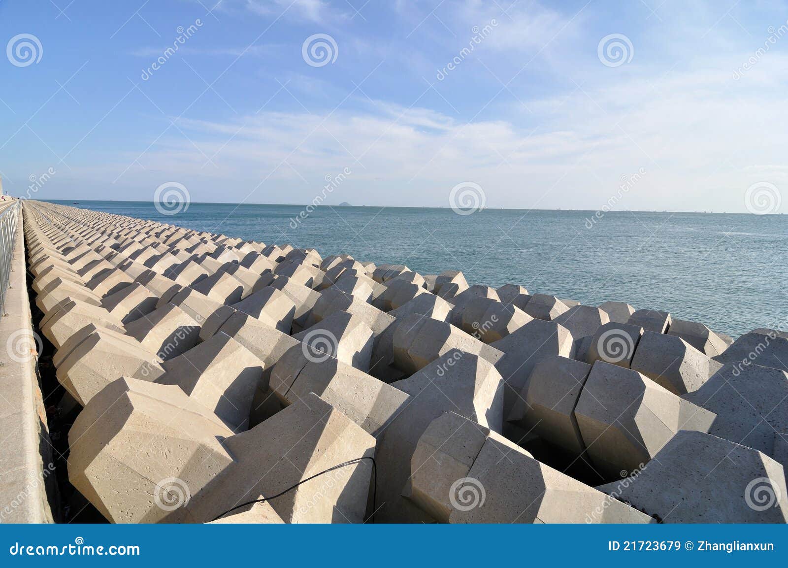Breakwater stock image. Image of break, detail, port - 21723679