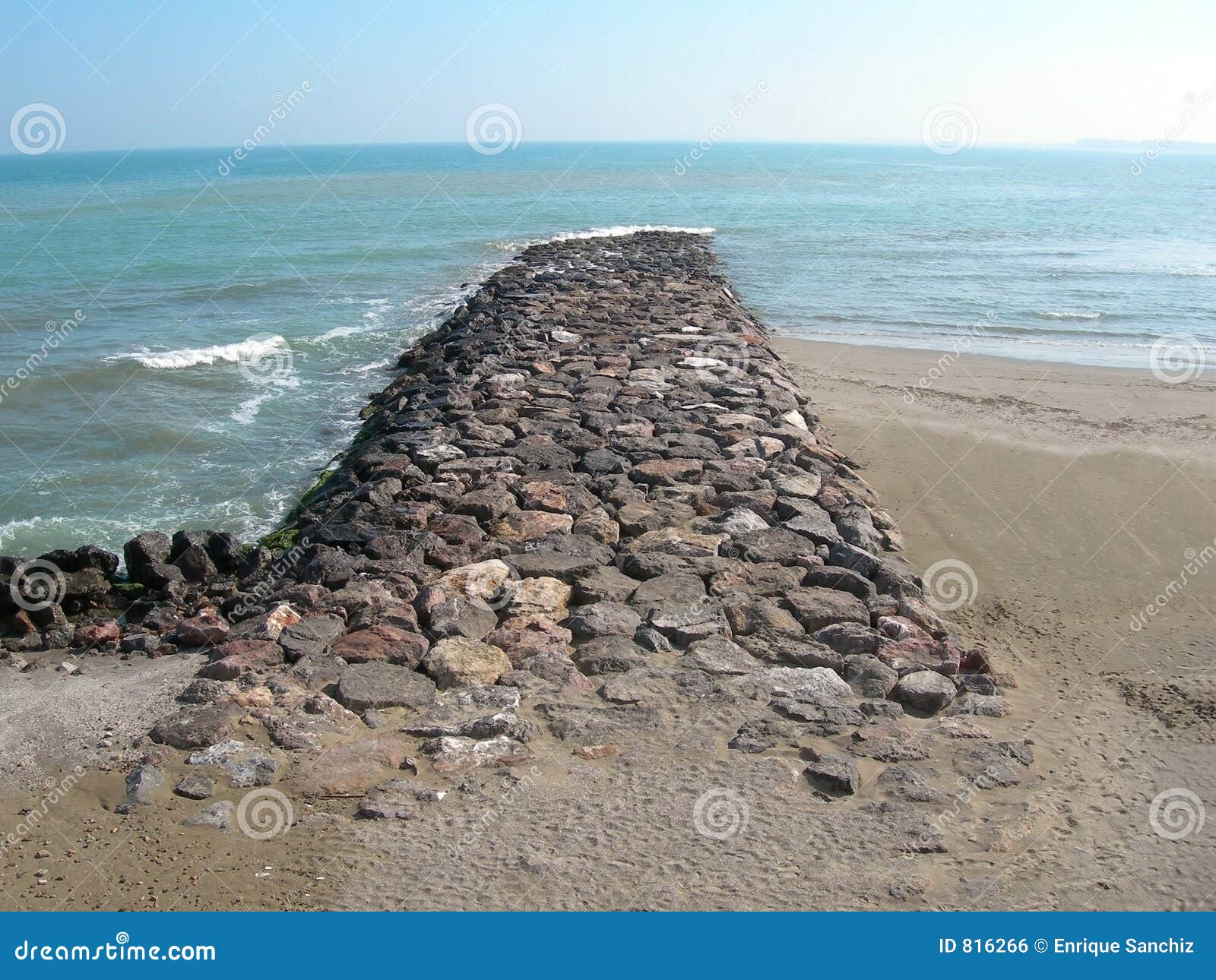 Breakwater stock photo. Image of ocean, wave, summer, ecology - 816266