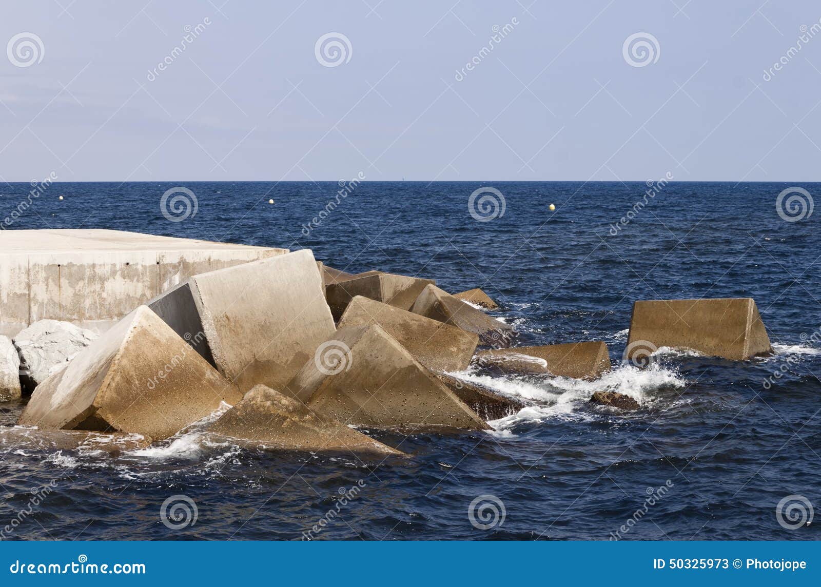 Breakwater jetty stock image. Image of shore, groyne - 50325973