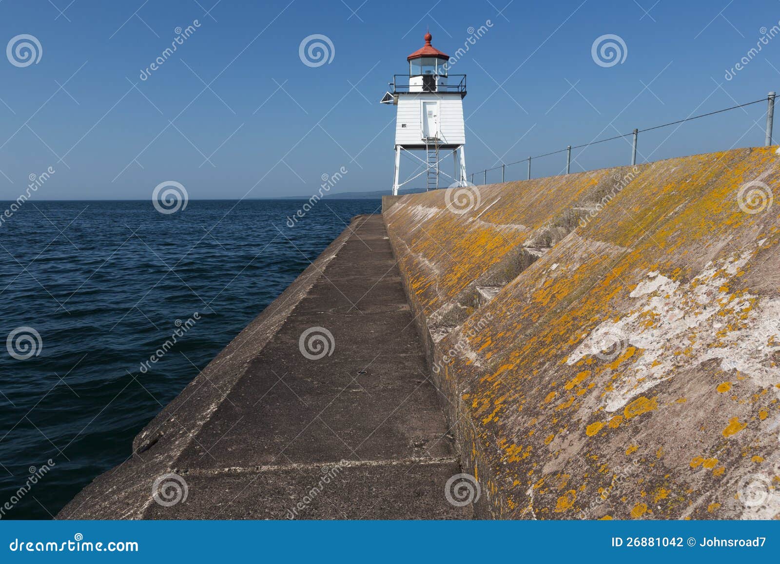Breakwater Lighthouse stock photo. Image of landscape - 26881042