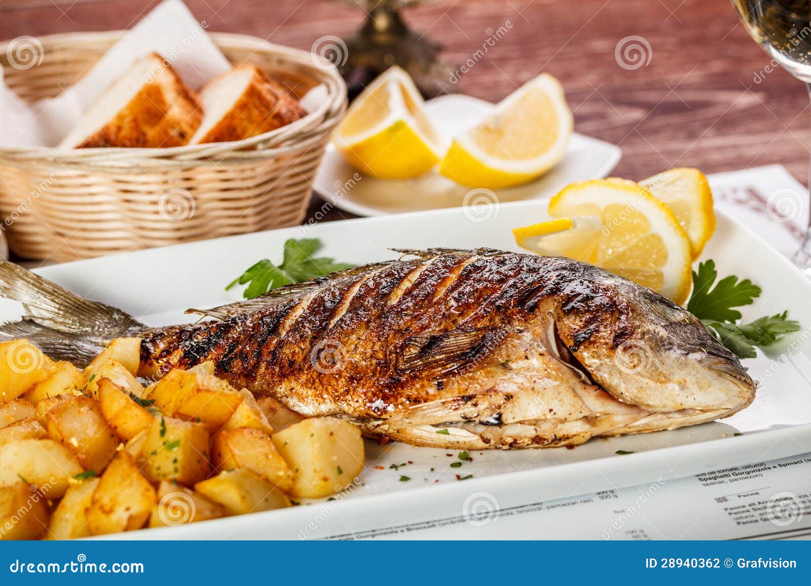 Bream fish stock photo. Image of cooking, fish, meal - 28940362