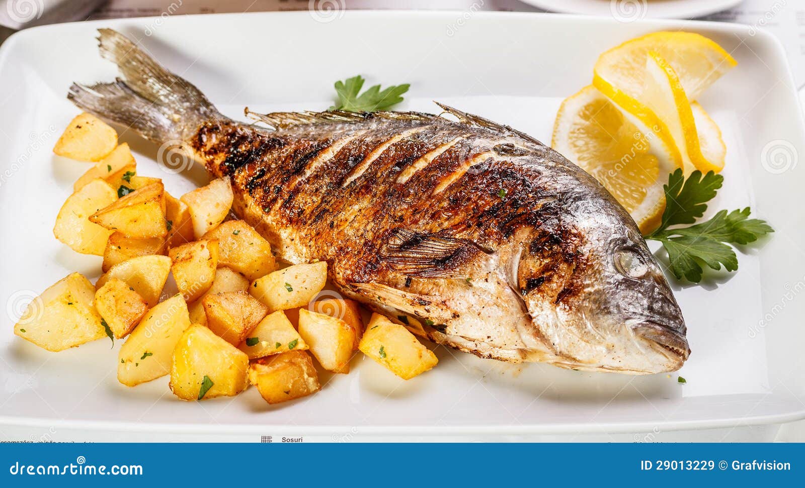 Bream fish stock image. Image of dining, mediterranean - 29013229