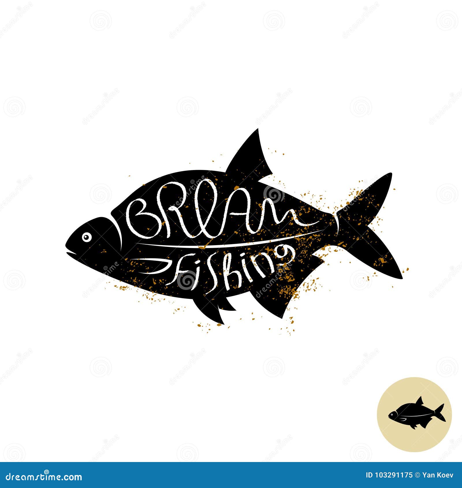 Bream Logo Cartoon Vector | CartoonDealer.com #103291175