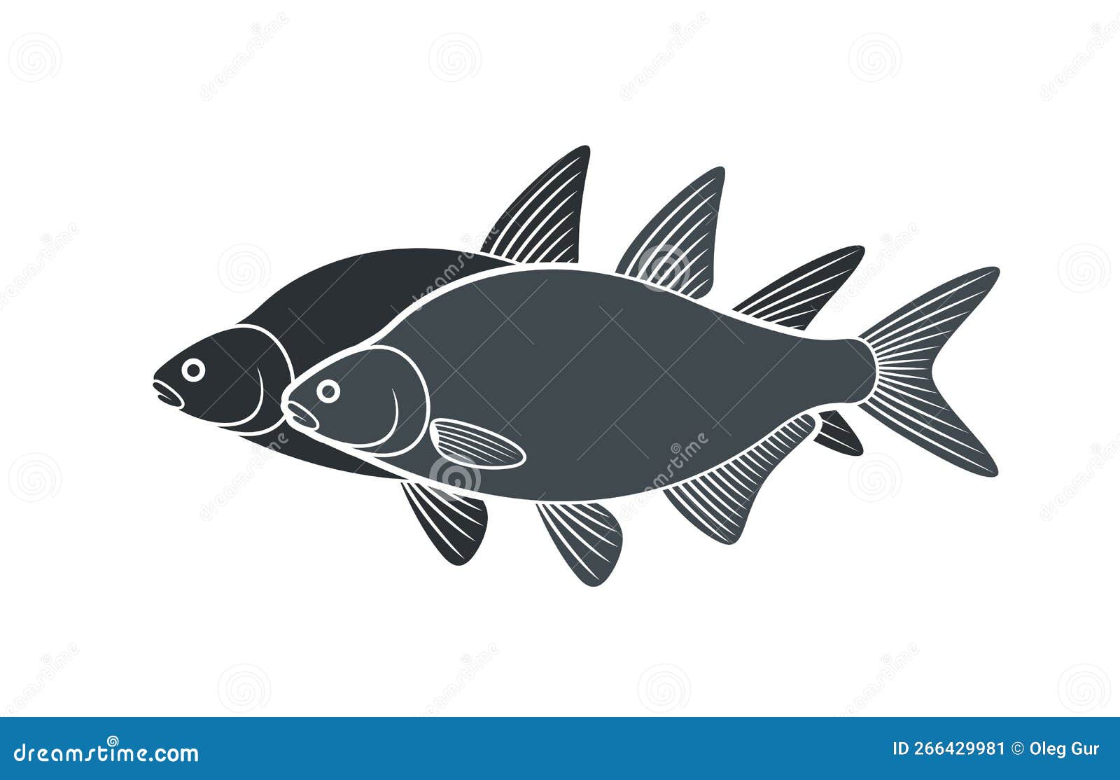 Bream Logo. Isolated Bream On White Background Vector Illustration ...
