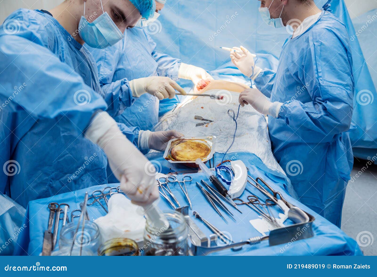 Breast Augmentation Under the Guidance Surgeons Team in Surgical ...