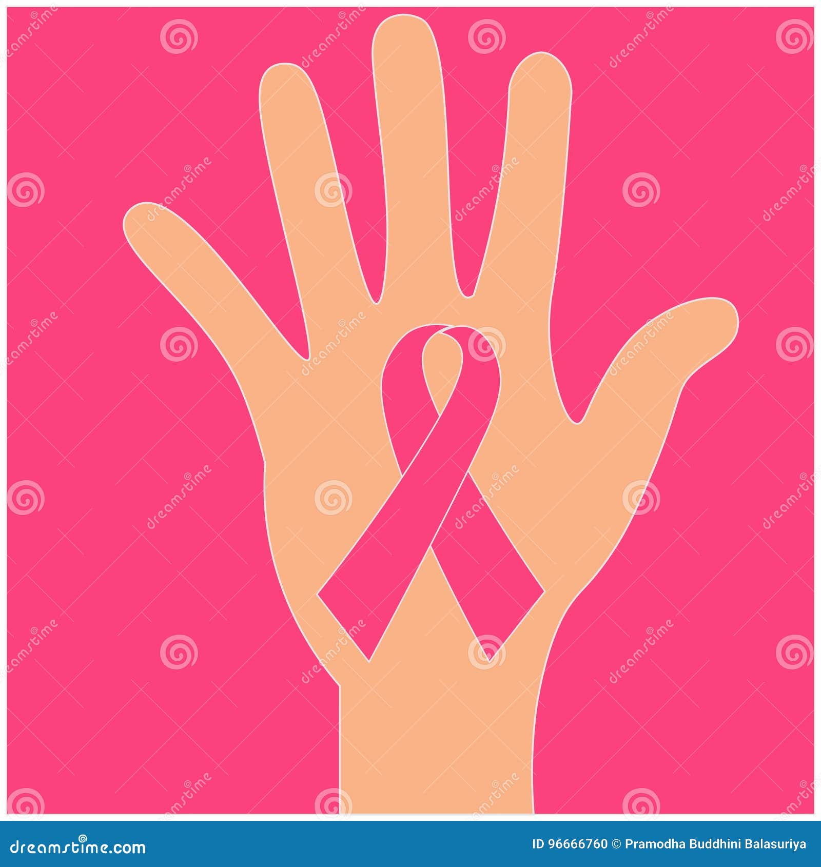 Breast Cancer Awareness Stock Vector Illustration Of Hope 96666760