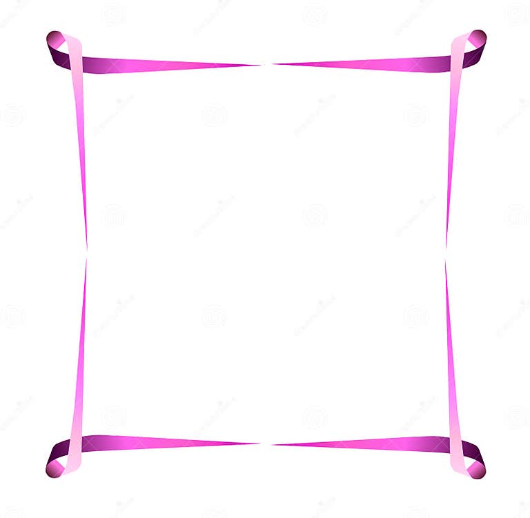 Breast cancer border stock vector. Illustration of pink - 23719583