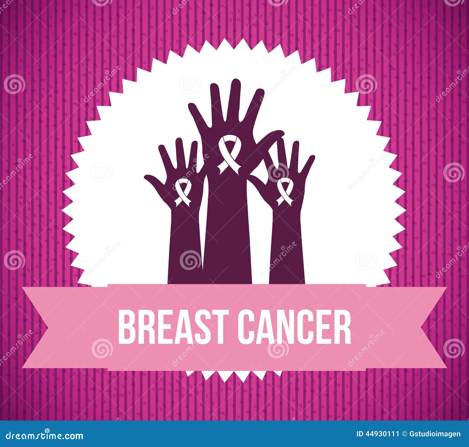 Breast cancer design stock vector. Illustration of support - 44930111