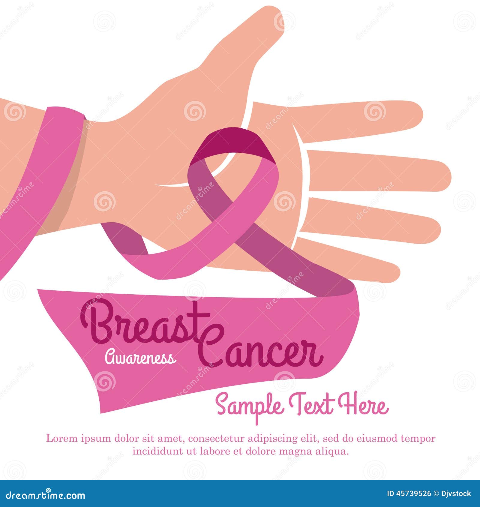 Breast cancer design stock vector. Illustration of research - 45739526