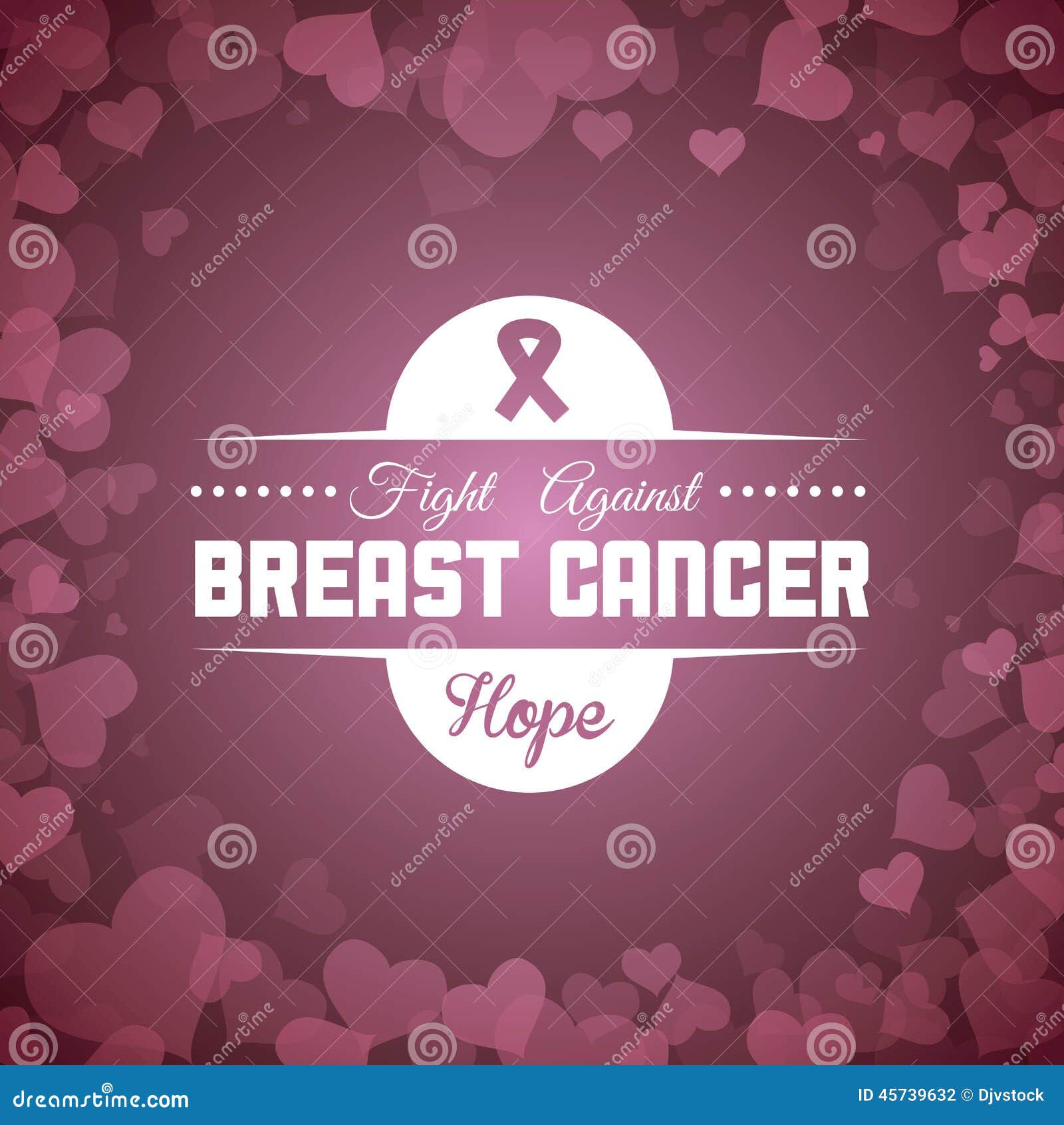 Breast cancer design stock vector. Illustration of cure - 45739632