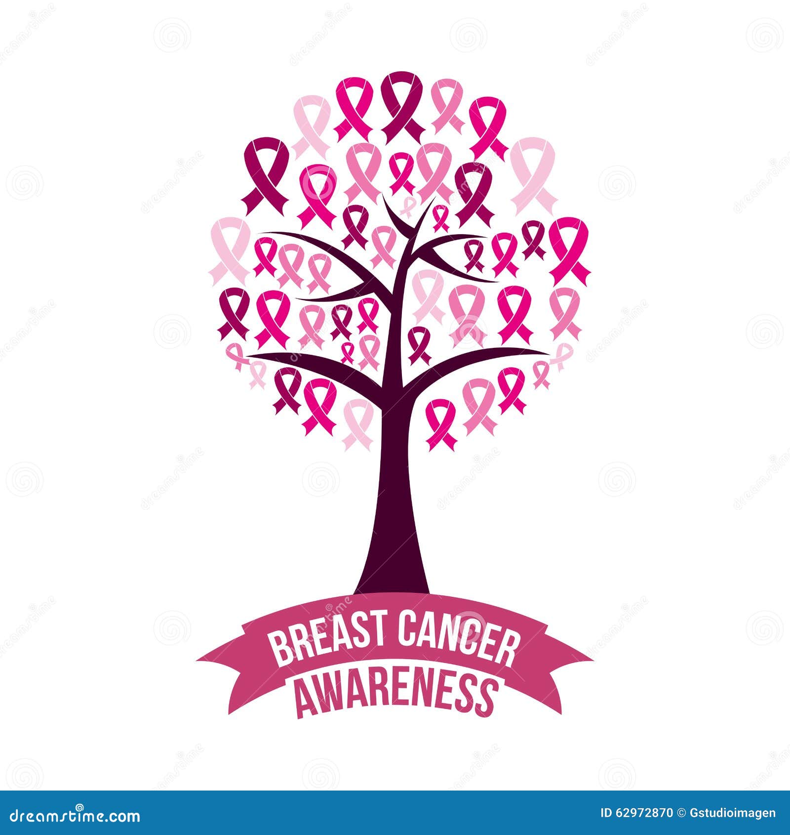 Breast cancer design stock vector. Illustration of charity - 62972870