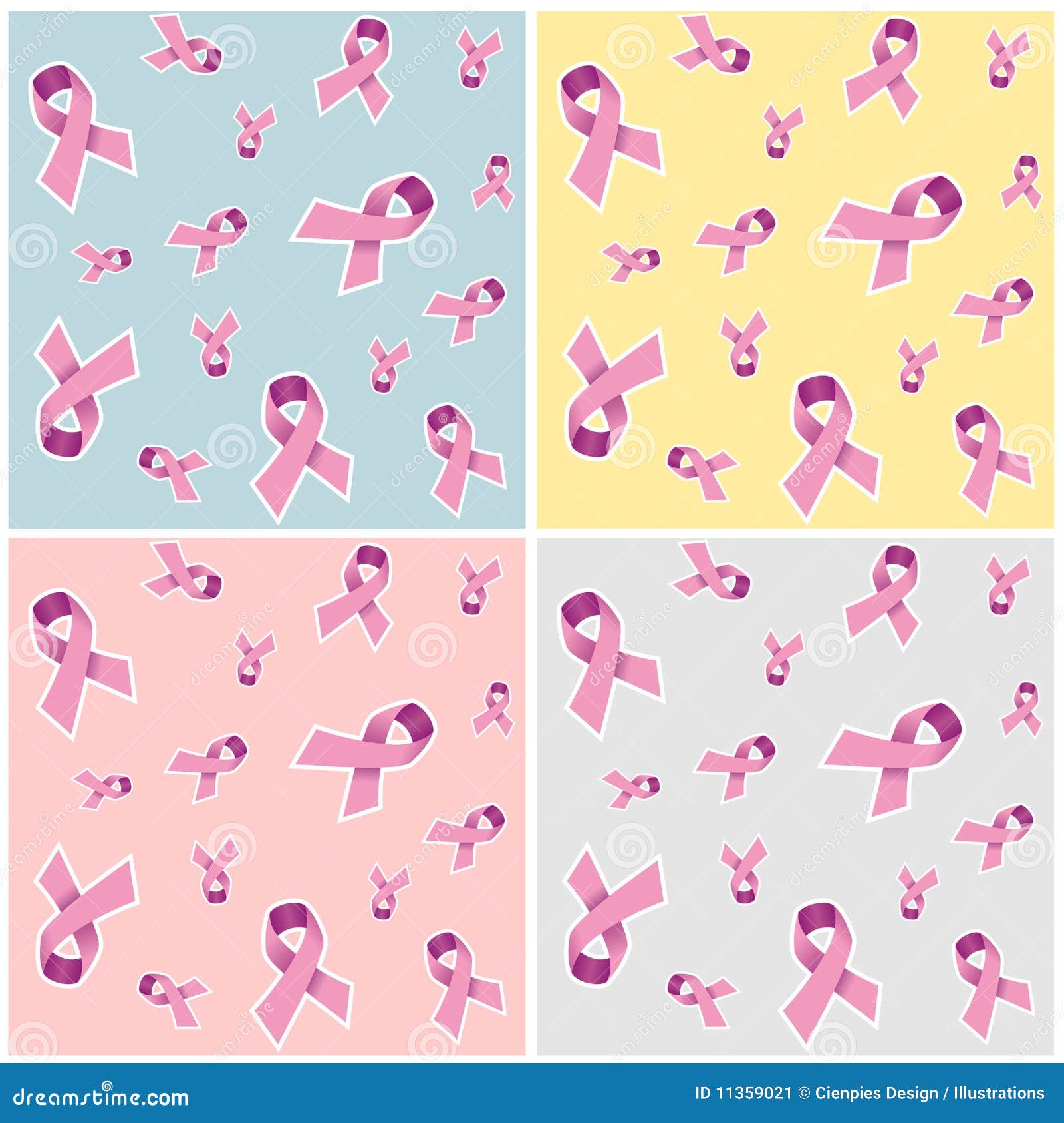 Breast Cancer Ribbon Background Stock Vector - Illustration of icon ...
