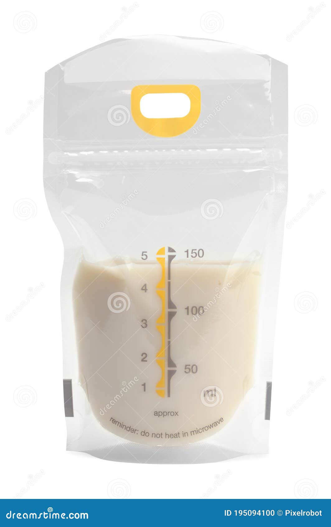 Milk Bag stock photo. Image of baby, storage, front - 195094100