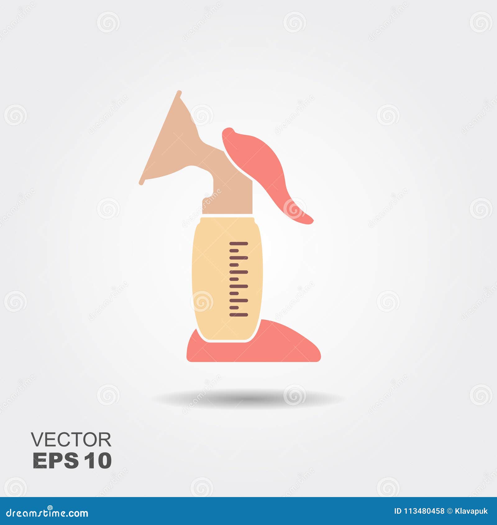 Breast Pump Vector Cartoon Set Icon. Vector Illustration Equipment For ...